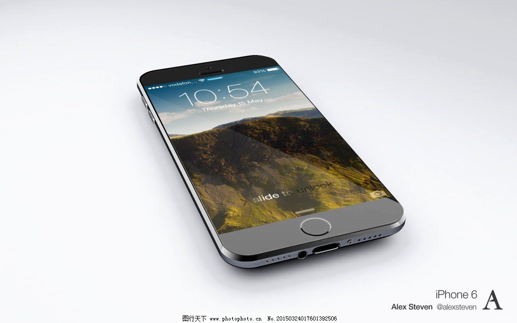 iPhone6概念机PSD素材图片_其他_移动界面-图行天下素材网